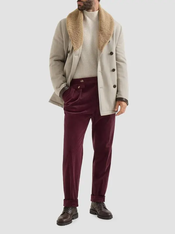 Brunello Cucinelli Cashmere English Rib Turtleneck Sweater
