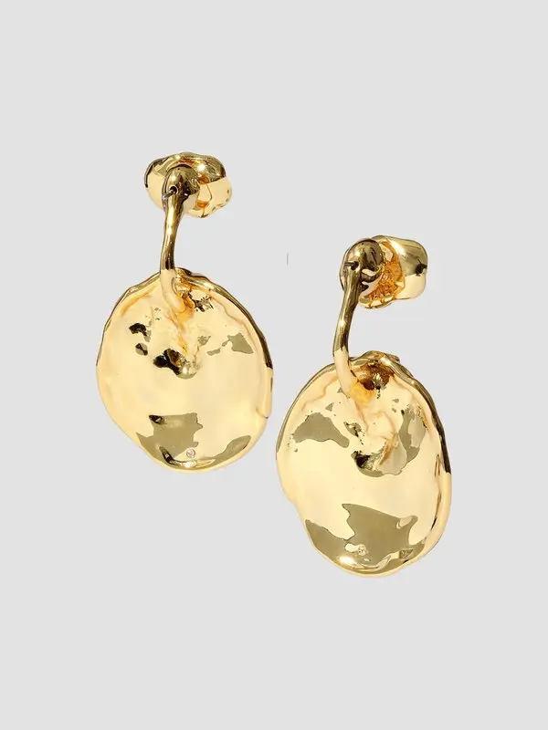 Alexis Bittar Brutalist 14k--plated Ear Jackets