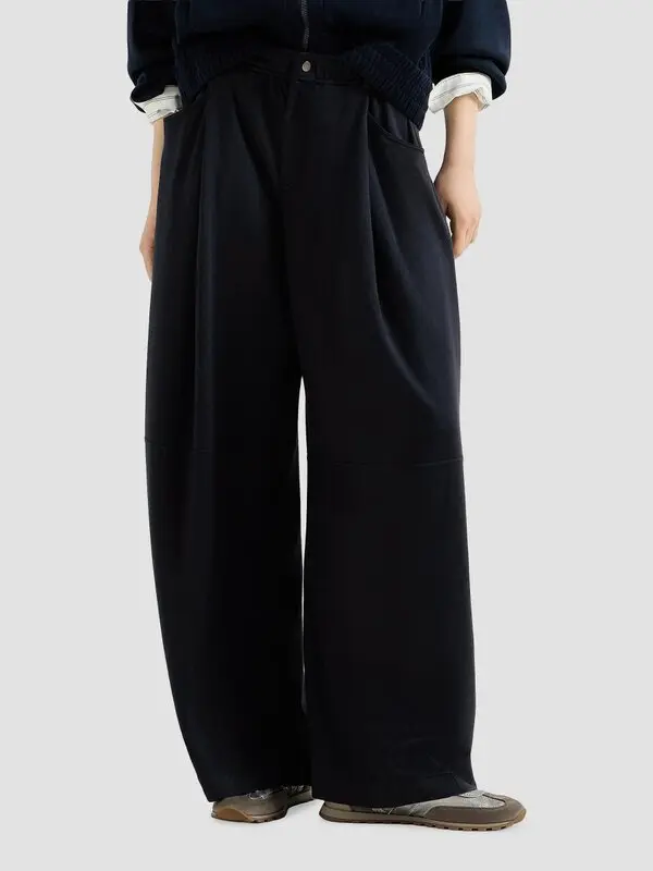 Brunello Cucinelli Cotton And Silk Interlock Track Pants