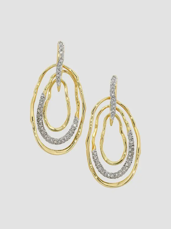 Alexis Bittar Solanales Mobile 14k-gold-plated & Crystal Drop Earrings