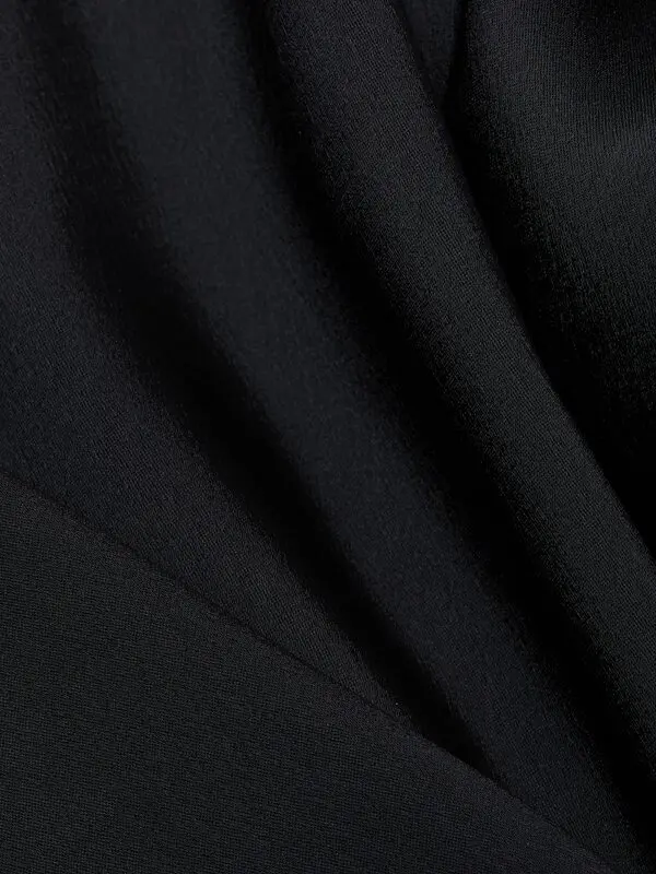 Tanya Taylor Marina Charmeuse Balloon-sleeve Blouse - Black