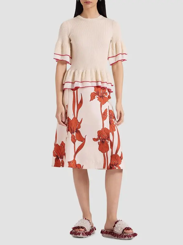 La DoubleJ Pareo Midi Skirt