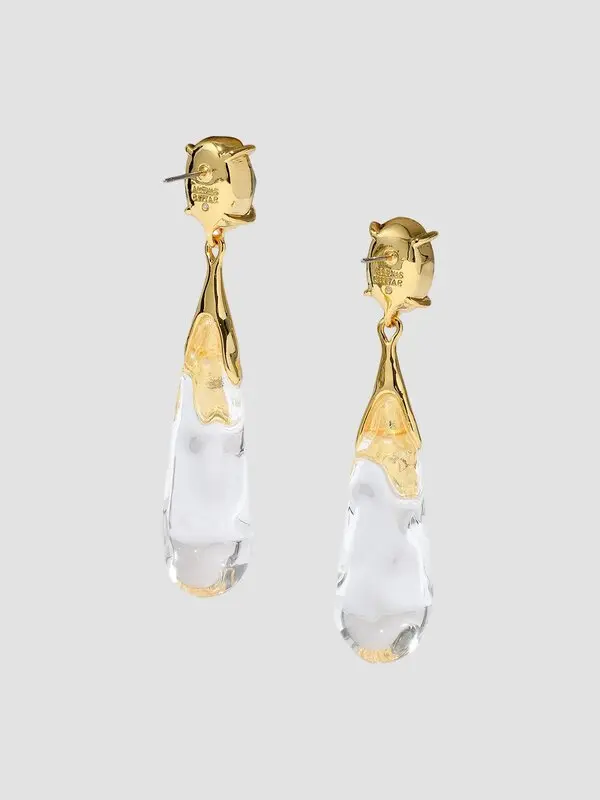 Alexis Bittar Bonbon 14k-gold-plated, Lucite & Drop Earrings
