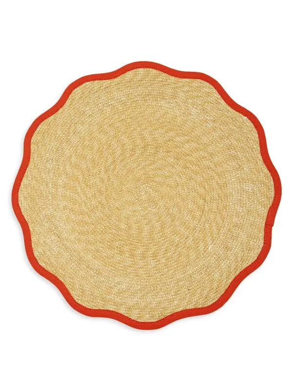 La DoubleJ Straw Cloud Placemats Set Of 2