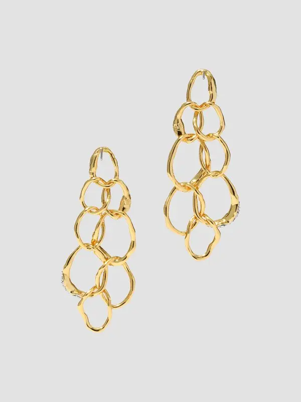 Alexis Bittar Solanales 14k--plated, Rhodium-plated & Drop Earrings - Gold