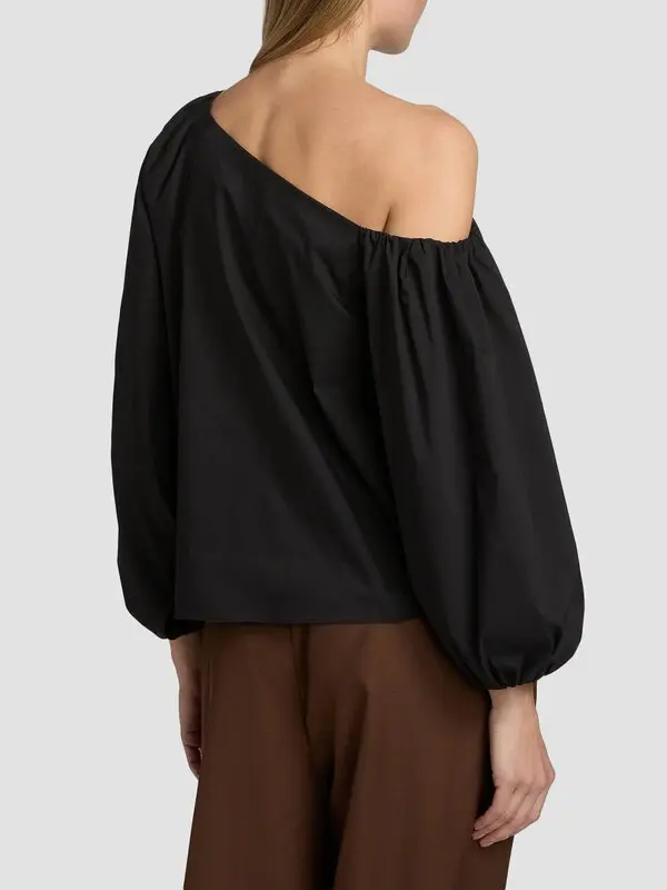 Tanya Taylor Tabitha Off-the-shoulder Top - Black