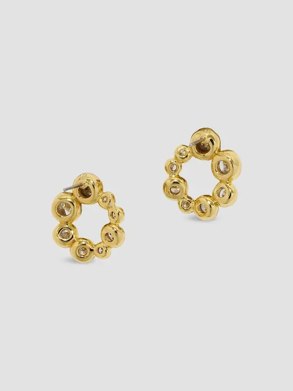 Alexis Bittar Asterales Bubble 14k--plated & Cubic Zirconia Stud Earrings