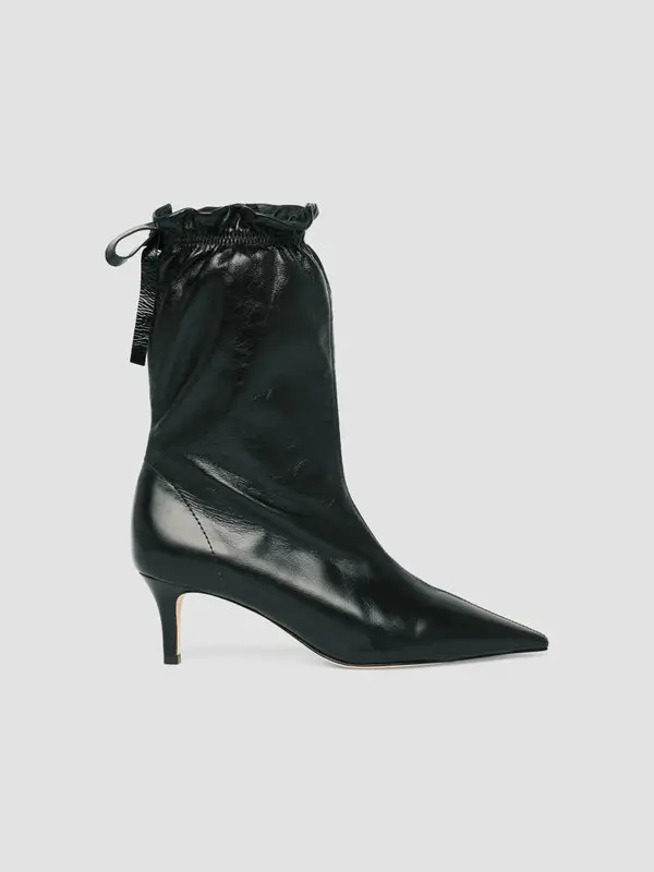 Cinq À Sept Alex 65mm Scrunched Leather Ankle Boots