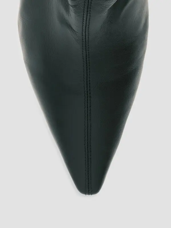 Cinq À Sept Alex 65mm Scrunched Leather Ankle Boots