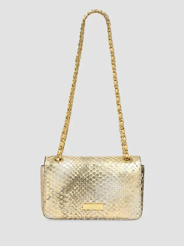 Alexis Bittar Bella Mini 14k-gold-plated & Leather Shoulder Bag
