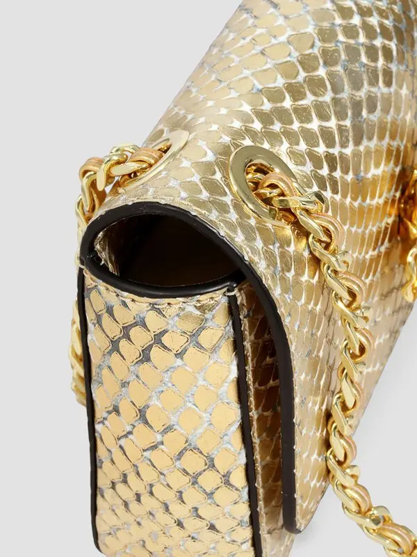 Alexis Bittar Bella Mini 14k-gold-plated & Leather Shoulder Bag