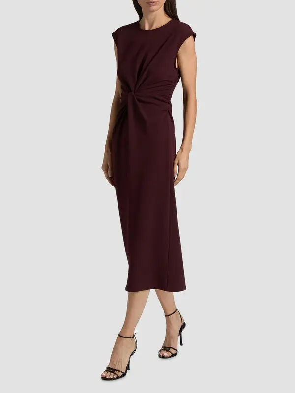Tanya Taylor Kimberly Scuba Twist Midi-dress