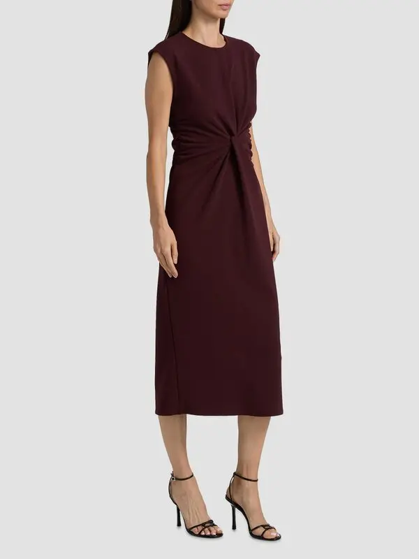 Tanya Taylor Kimberly Scuba Twist Midi-dress