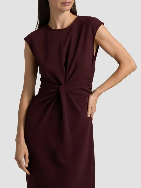 Tanya Taylor Kimberly Scuba Twist Midi-dress