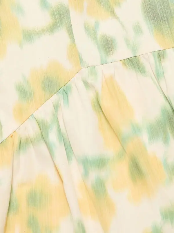 Tanya Taylor Gigi Cascading Floral Midi-dress