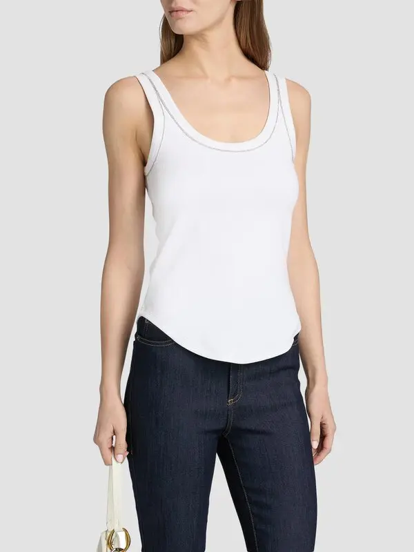 Cinq À Sept Wilma Rhinestone-embellished Tank