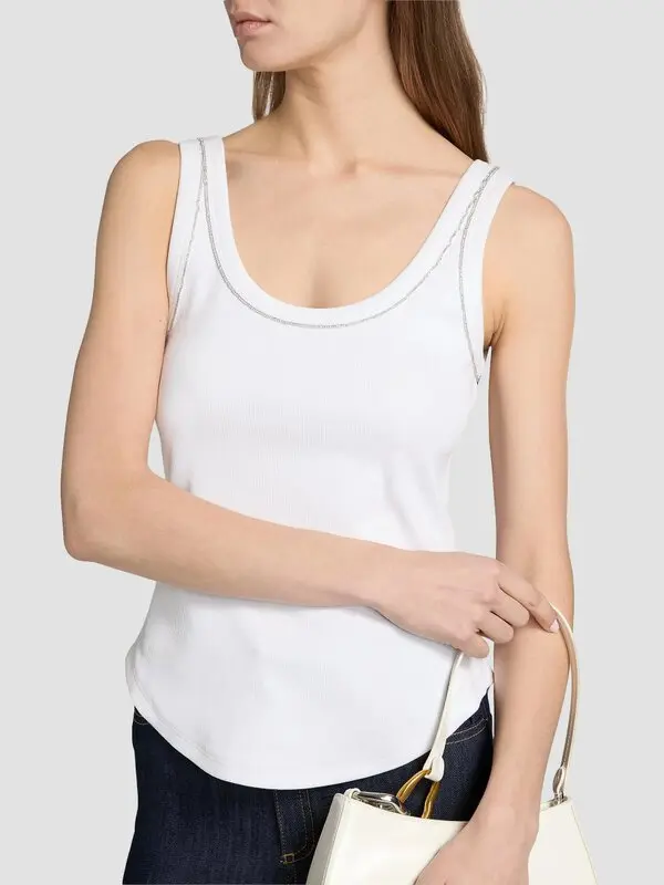 Cinq À Sept Wilma Rhinestone-embellished Tank