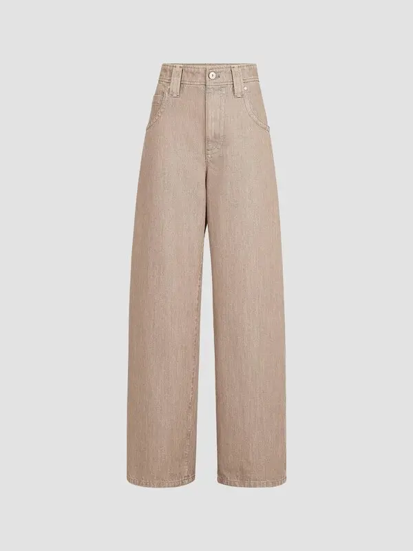 Brunello Cucinelli Baggy Jeans With Monili