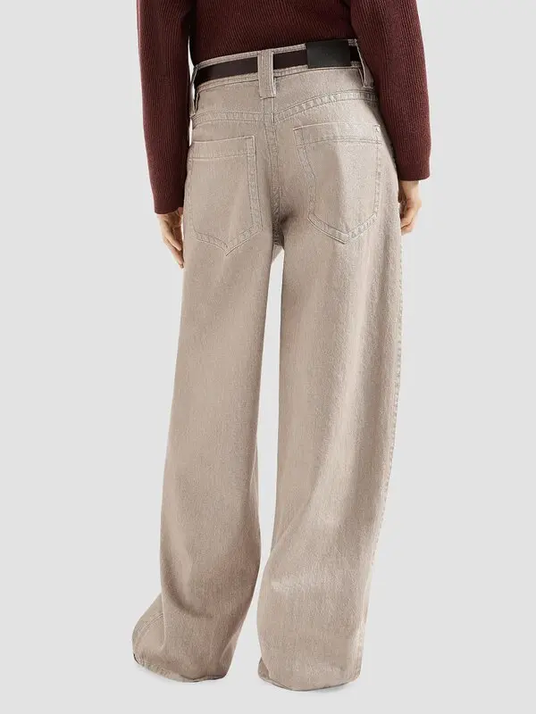 Brunello Cucinelli Baggy Jeans With Monili