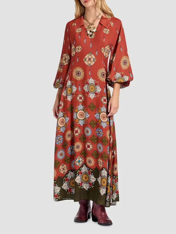 La DoubleJ Diva Dress - Nucleus Rust