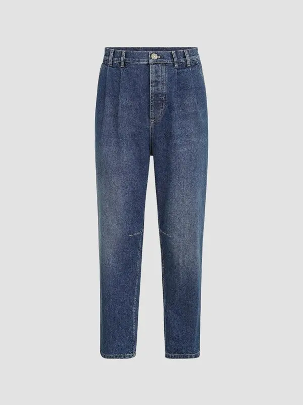 Brunello Cucinelli Comfort Cotton Denim Iconic Fit Five-pocket Jeans