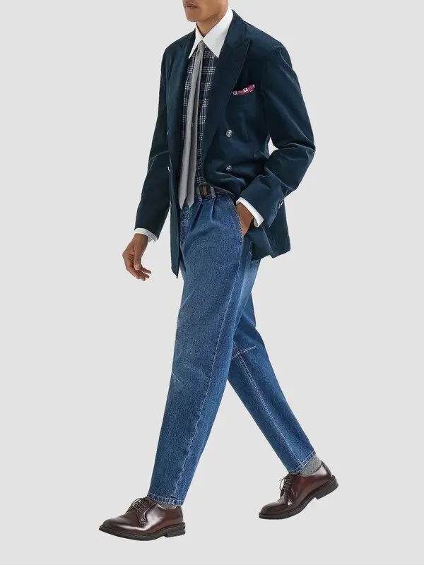 Brunello Cucinelli Comfort Cotton Denim Iconic Fit Five-pocket Jeans