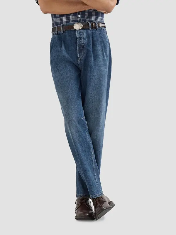 Brunello Cucinelli Comfort Cotton Denim Iconic Fit Five-pocket Jeans