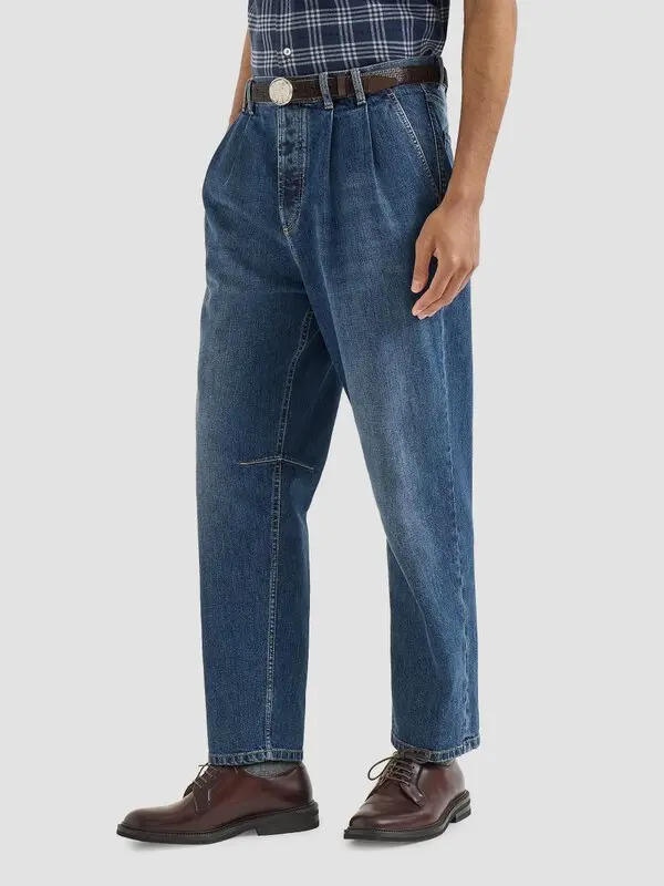 Brunello Cucinelli Comfort Cotton Denim Iconic Fit Five-pocket Jeans