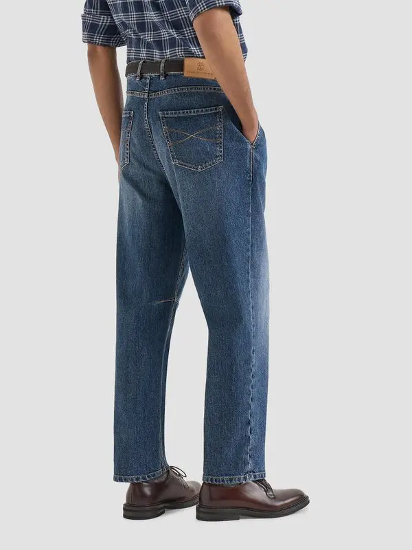 Brunello Cucinelli Comfort Cotton Denim Iconic Fit Five-pocket Jeans