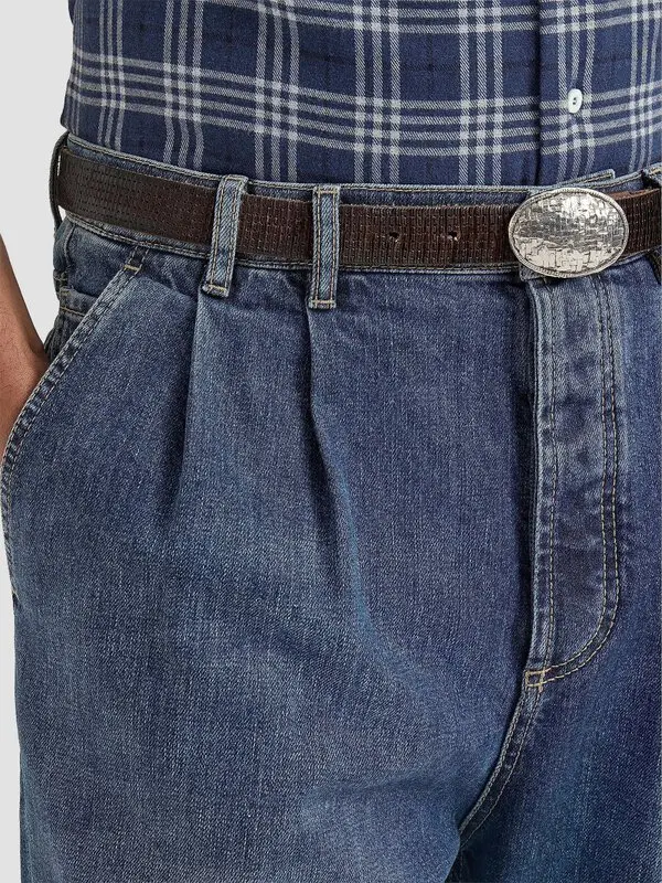 Brunello Cucinelli Comfort Cotton Denim Iconic Fit Five-pocket Jeans