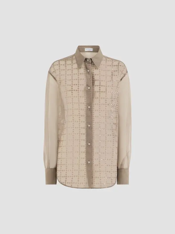 Brunello Cucinelli Crispy Silk Shirt