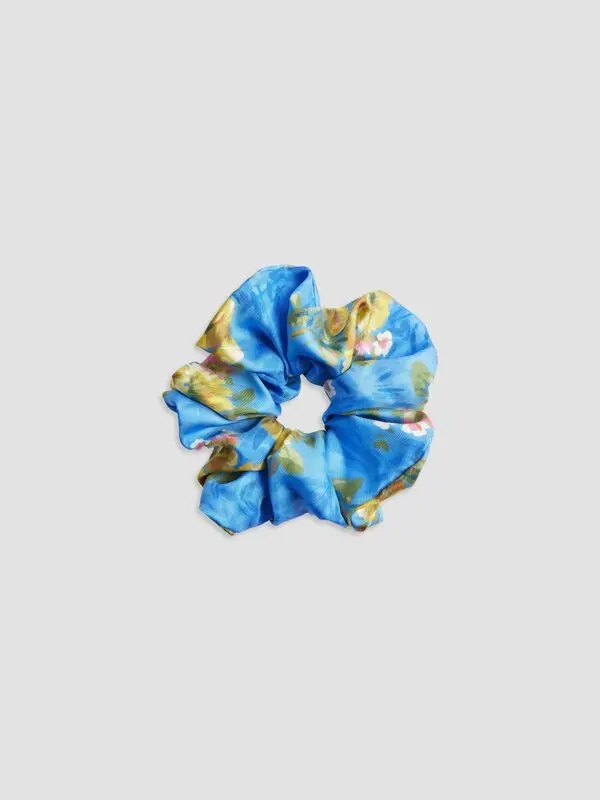 La DoubleJ Giga Scrunchie - Riptide Light Blue