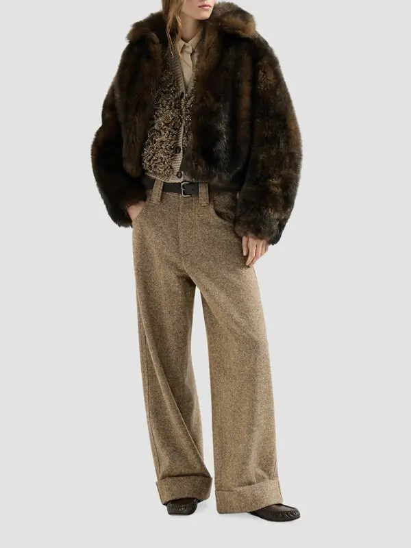 Brunello Cucinelli Handmade Dazzling Blossom Opera Knit Vest