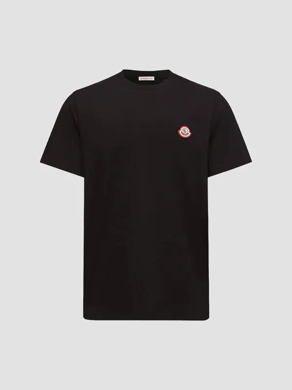 Moncler Crewneck T-shirt In Cotton - Black