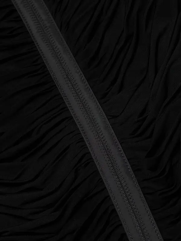 Elisabetta Franchi Draped Stretch-jersey Cocktail Dress