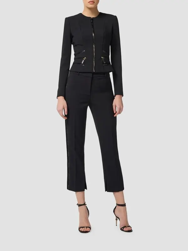Elisabetta Franchi Double-layer Crêpe Jacket