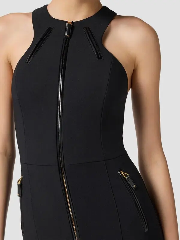 Elisabetta Franchi Crêpe Zip Jumpsuit