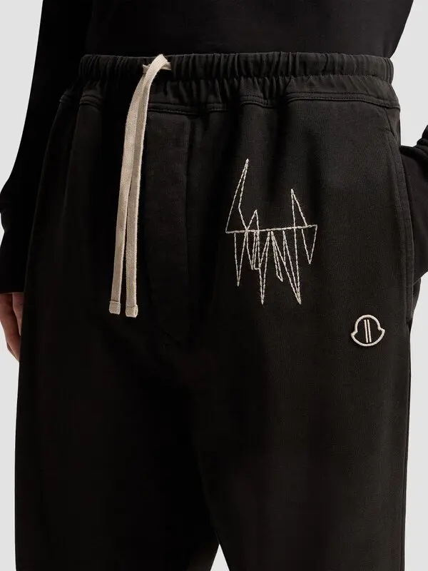 Moncler Rick Owens Sweatpants In Cotton
