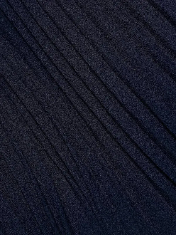 Michael Kors One-shoulder Pleated Gown