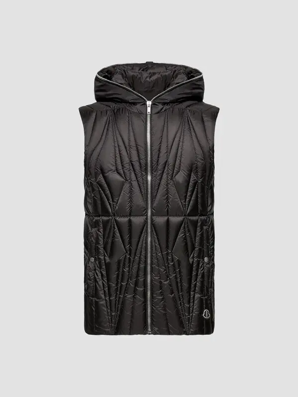 Moncler Rick Owens Geocamo Ziplock Puffer Vest