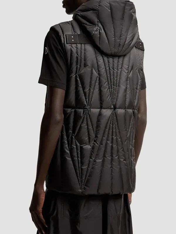 Moncler Rick Owens Geocamo Ziplock Puffer Vest