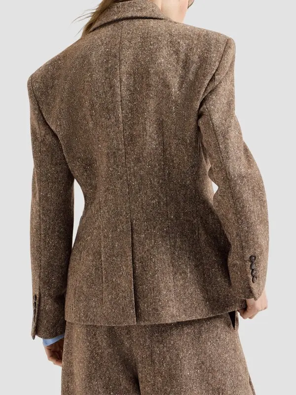 Brunello Cucinelli Virgin Wool Donegal Blazer
