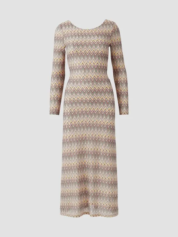 Melissa Odabash Lily Zigzag Maxi Dress