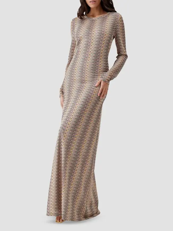 Melissa Odabash Lily Zigzag Maxi Dress