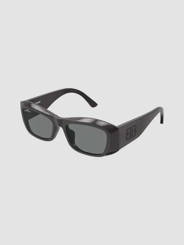 Balenciaga Signature 54mm Square Sunglasses - Grey