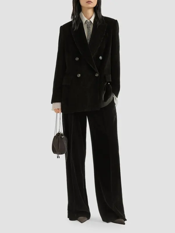 Brunello Cucinelli Sparkling Corduroy Blazer