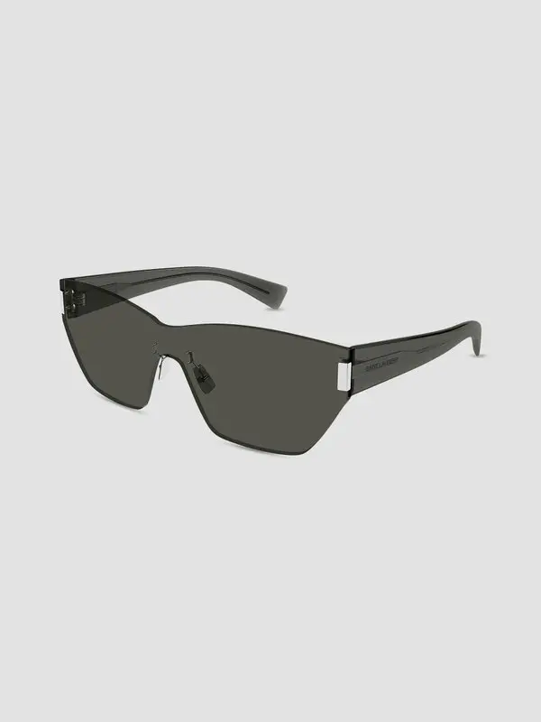 Saint Laurent 99mm Mask Sunglasses - Grey