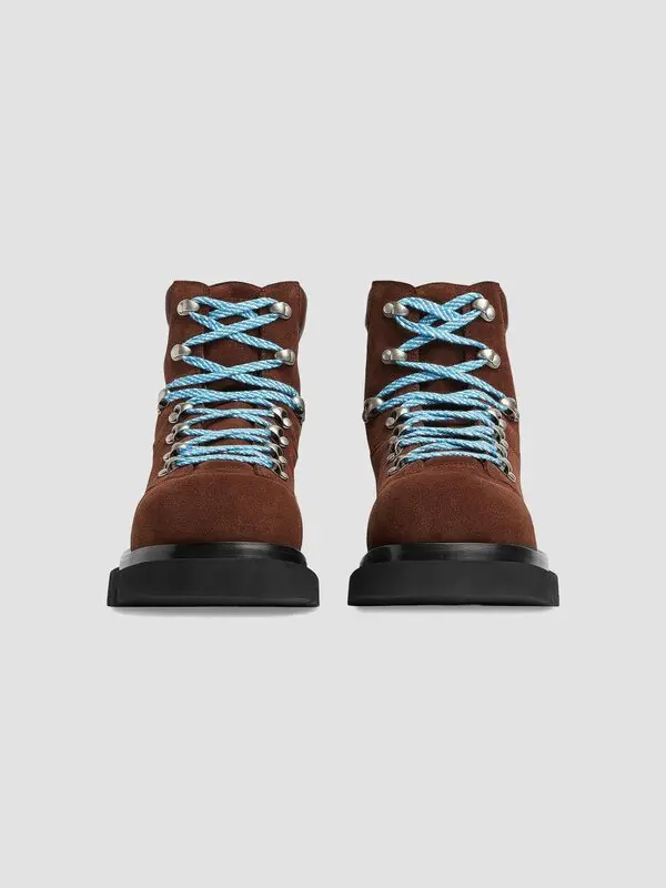Bottega Veneta Suede Hiking Boots