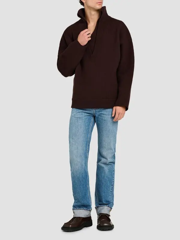 Bottega Veneta Wool Chunky Compact-knit Sweater