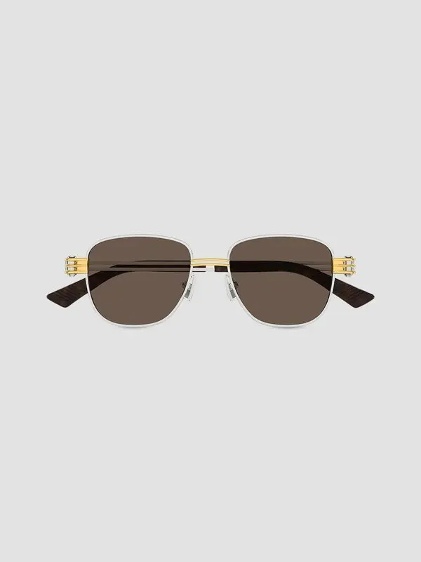 Bottega Veneta 51mm Rectangular Sunglasses
